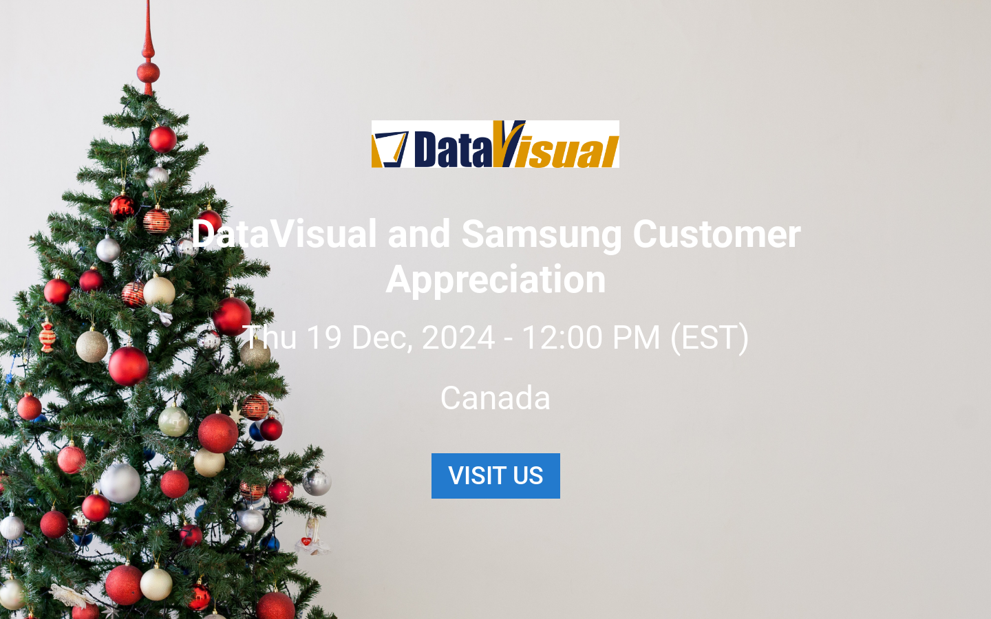 DataVisual and Samsung Customer Appreciation